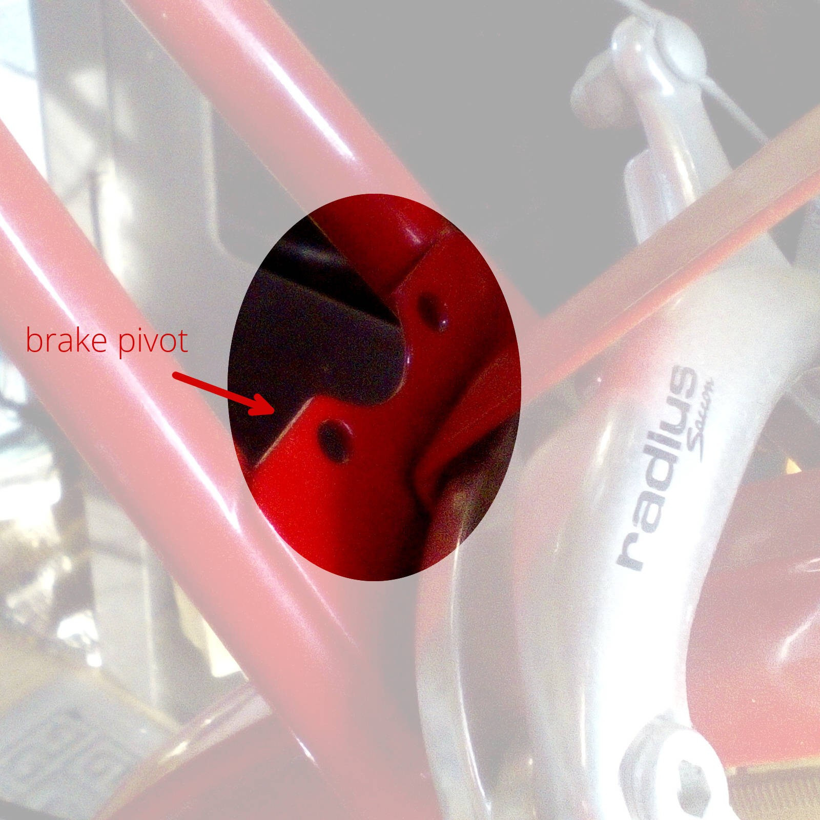 Bicycle Carrier Pivot Attachment to attach Rack to Frame 10 12 14 CM