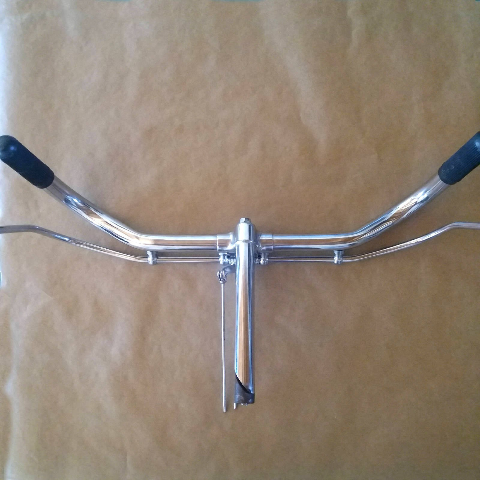 Old Style Bicycle Handlebars with rod pivot brake levers westwood