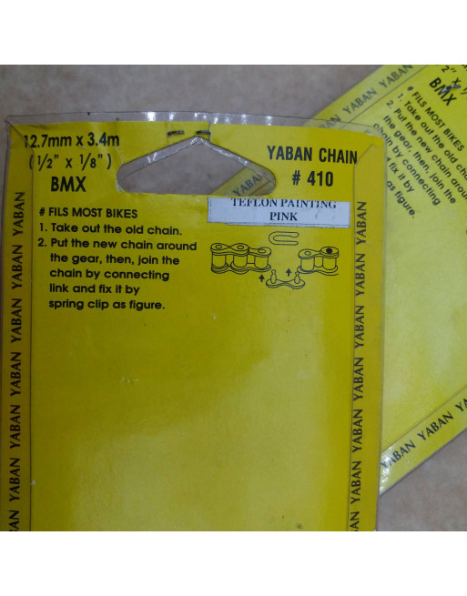 Colored Bicycle Chain Singlespeed Teflon Covered Easy Link Fix Yellow