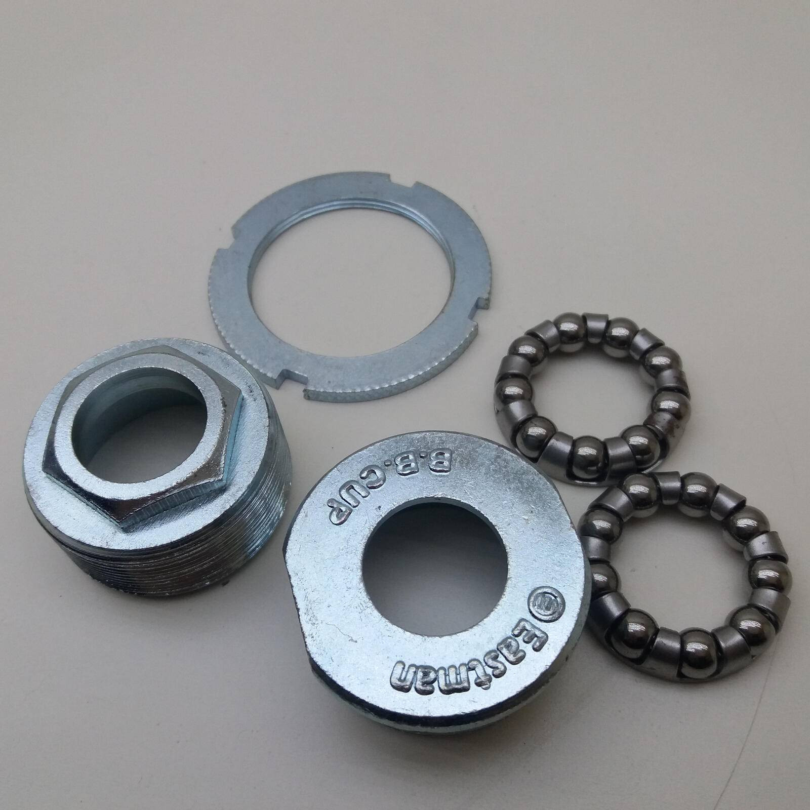 Bottom Bracket cups n lockring & bearings British bicycles thread 34mm