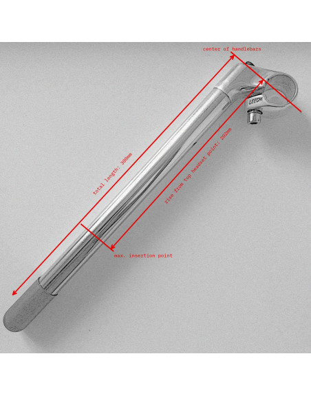 Alloy Threaded to Ahead Stem Convertor 25.4mm