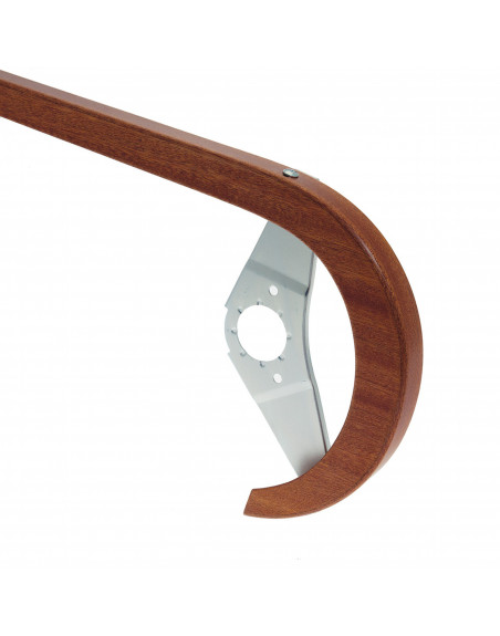 Wooden mahogany bicycle chainguard