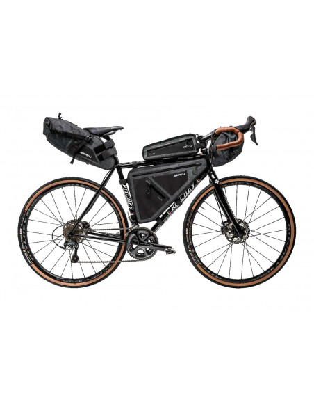 NOMAD BICYCLE FRAME BAG – GREY – MEDIUM