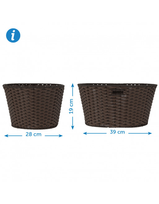 καλαθι ποδηλατου Rattan