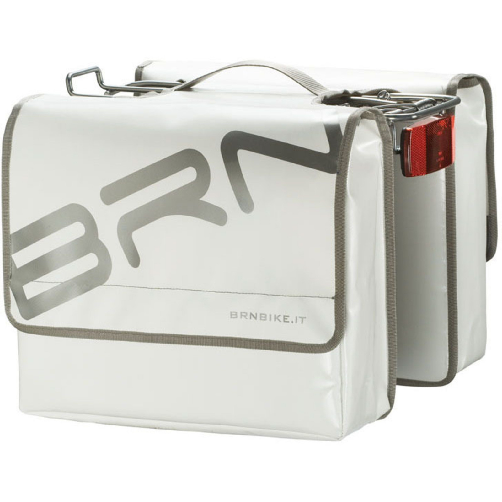 BRN TRUCK WATERPROOF BICYCLE DOUBLE PANNIERS WHITE